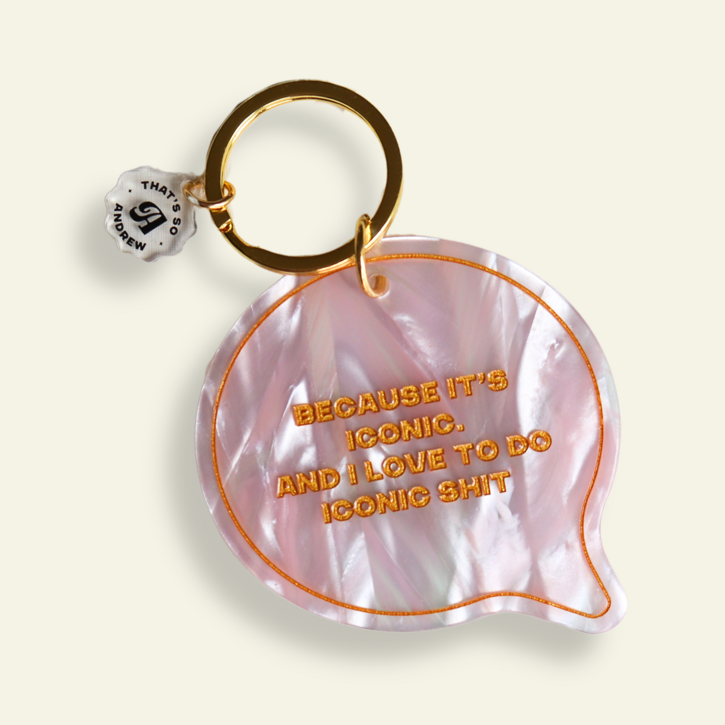 Because It's Iconic - Funny Motel Keychain – That's So Andrew